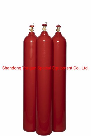 47L 150bar5.4mm High Pressure Vessel Seamless Steel Nitrogen N2 Gas ...